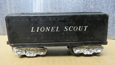 Lionel Scout Tender Train Car O Metal Old Ruff MISSING WHEEL NO BOX ...