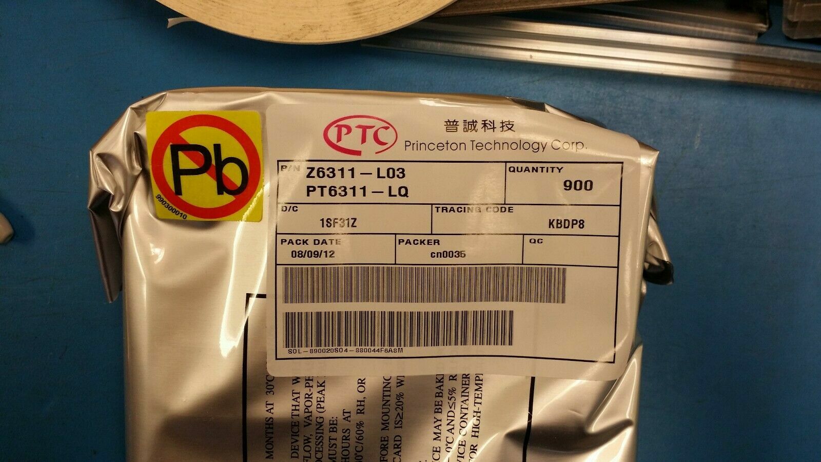 (1 PC) PT6311-LQ PRINCETON TECH VFD DRVR CONTROLLER IC 7V 0.025mA LQFP ...