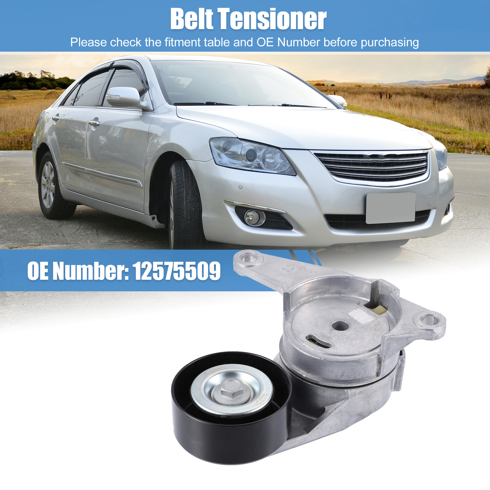 1 pcs Moteur Ceinture Tensionneur Poulie Assemblage pour Buick 12575509 ...