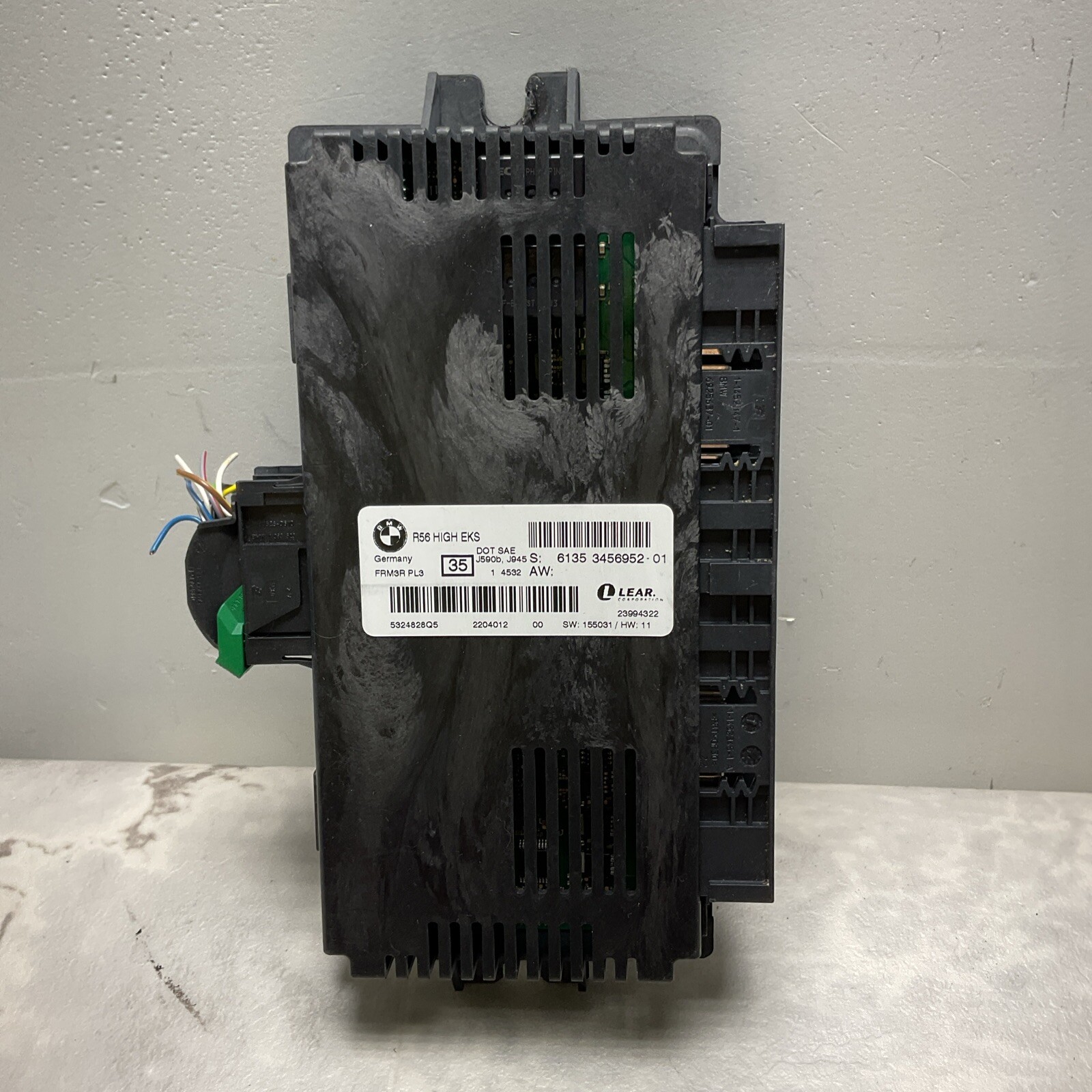 12 MINI COOPER R56 FOOTWELL BODY CONTROL MODULE 61353456952-01 695201 ...