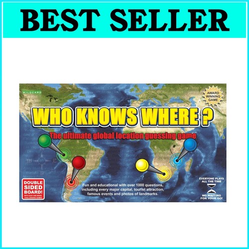 Who Knows Where? Educational Geography Game for Fun Family Nights – 2-4 ...