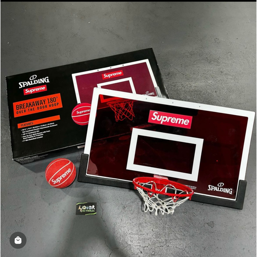 Supreme Spalding Mini Basketball Hoop Red | eBay