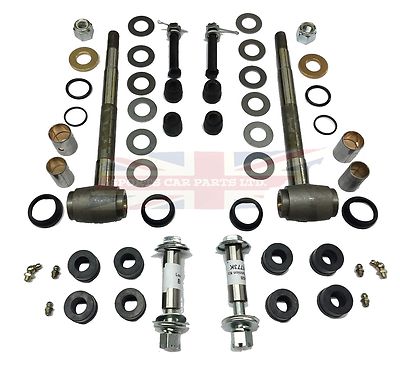 New MGB Major Front Suspension Rebuild Kit 1963-80 With Kingpins POLY ...
