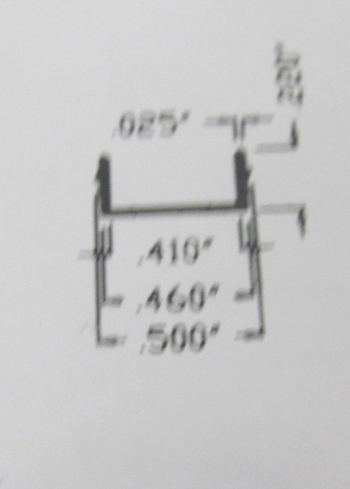 36" White Plastic Rigid Insert Screw Cover Door Window Molding Trim ...