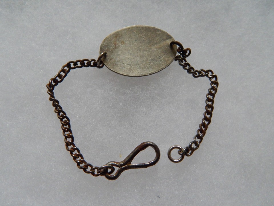 Fancy ID Plate Of The Infantry With Its Bracelet | eBay