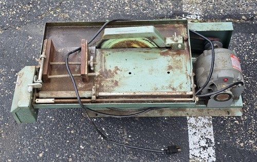 10" RAYTECH 10S LAPIDARY DIAMOND ROCK SAW RUNS AUTOFEED THREADED ROD ...