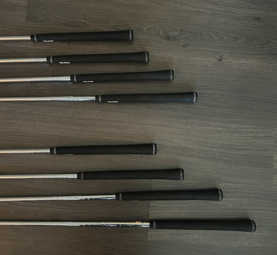 Ping G5 White Dot Golf Iron Set 5-9 PW SW UW Stainless Steel Shaft Men ...