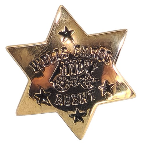 Wells Fargo Agent Stagecoach Employee Star Badge Gold Tone Lapel Hat ...
