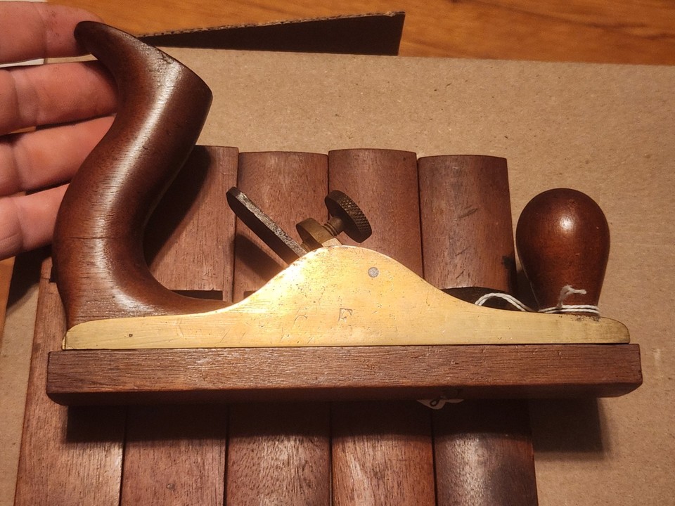 Beautiful Brass Body Pattern Makers Plane With 6 Soles Small Scrub ...