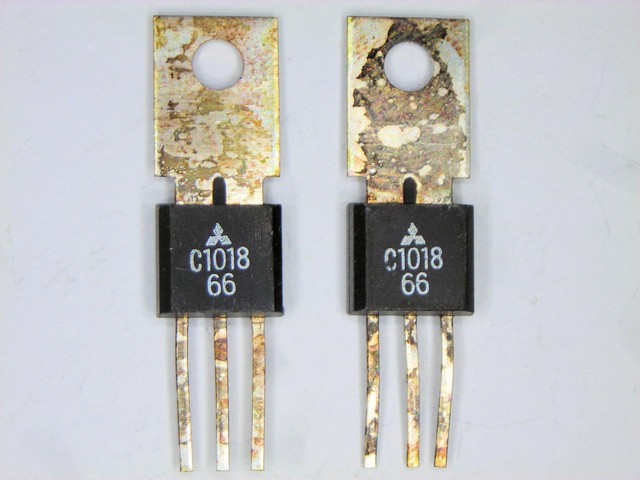 2SC1018 Mitsubishi NPN Power Transistor CB C1018 - NOS for sale online ...