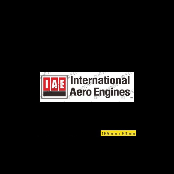 IAE International Aero Engines Logo Sticker (Size 16.5 cm x 5.3 cm) | eBay