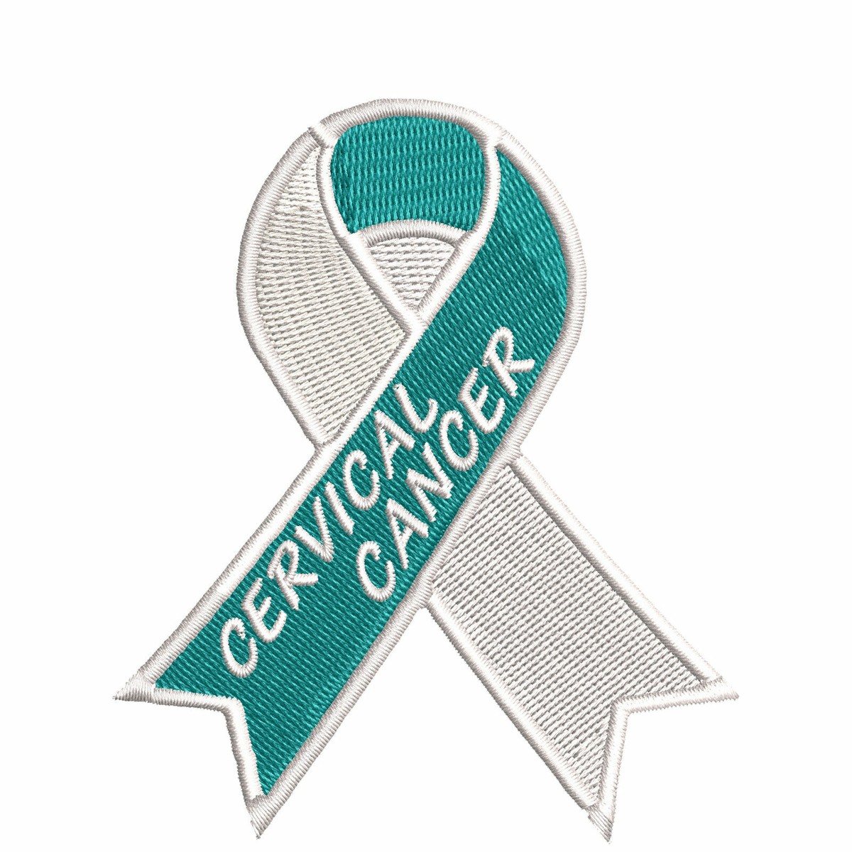 Cervical Cancer Ribbon Vector