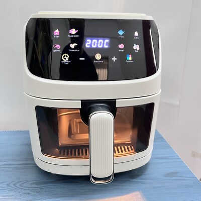 5L Air Fryer transparent New Large Capacity Touch Screen Multifunction ...