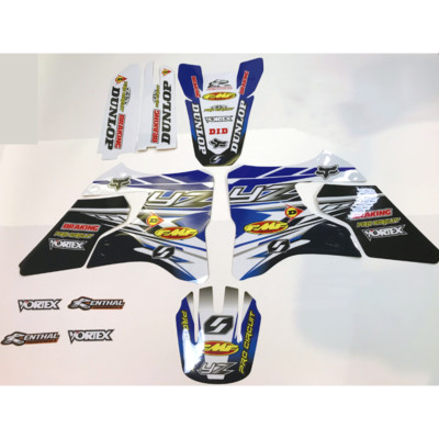 1990 - 2018 YAMAHA PW 80 PW80 GRAPHICS KIT PRO CIRCUIT : BLUE / BLACK ...