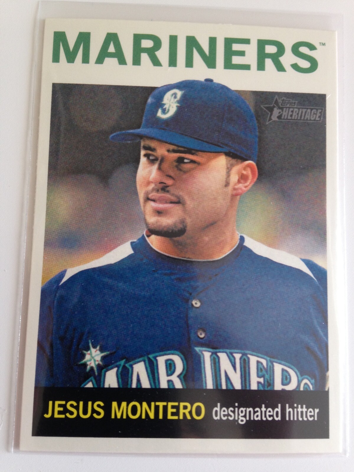 2013 Topps Heritage Short Print SP Jesus Montero Mariners 499 Low S&H ...