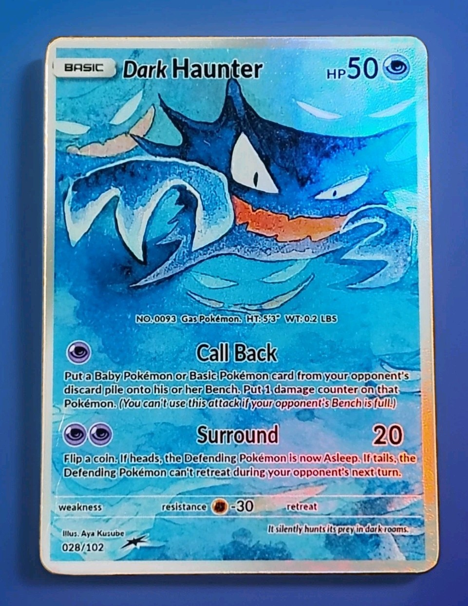 Dark Haunter Cosplay Custom Fan Art Homage Foil | eBay