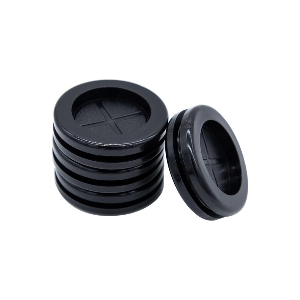 70pcs 6 Sizes Rubber Grommet Assortment Kit - Double Sided Round Hole ...