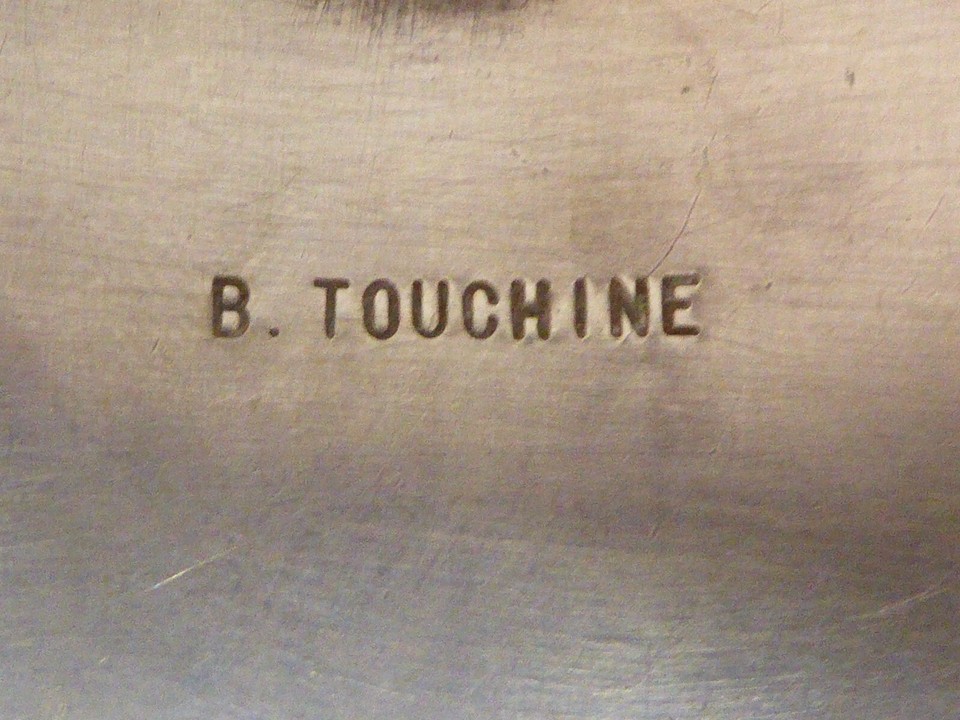 Rare Divers Watch Cuff Signed B. TOUCHINE Navajo Pawn Sterling Silver ...