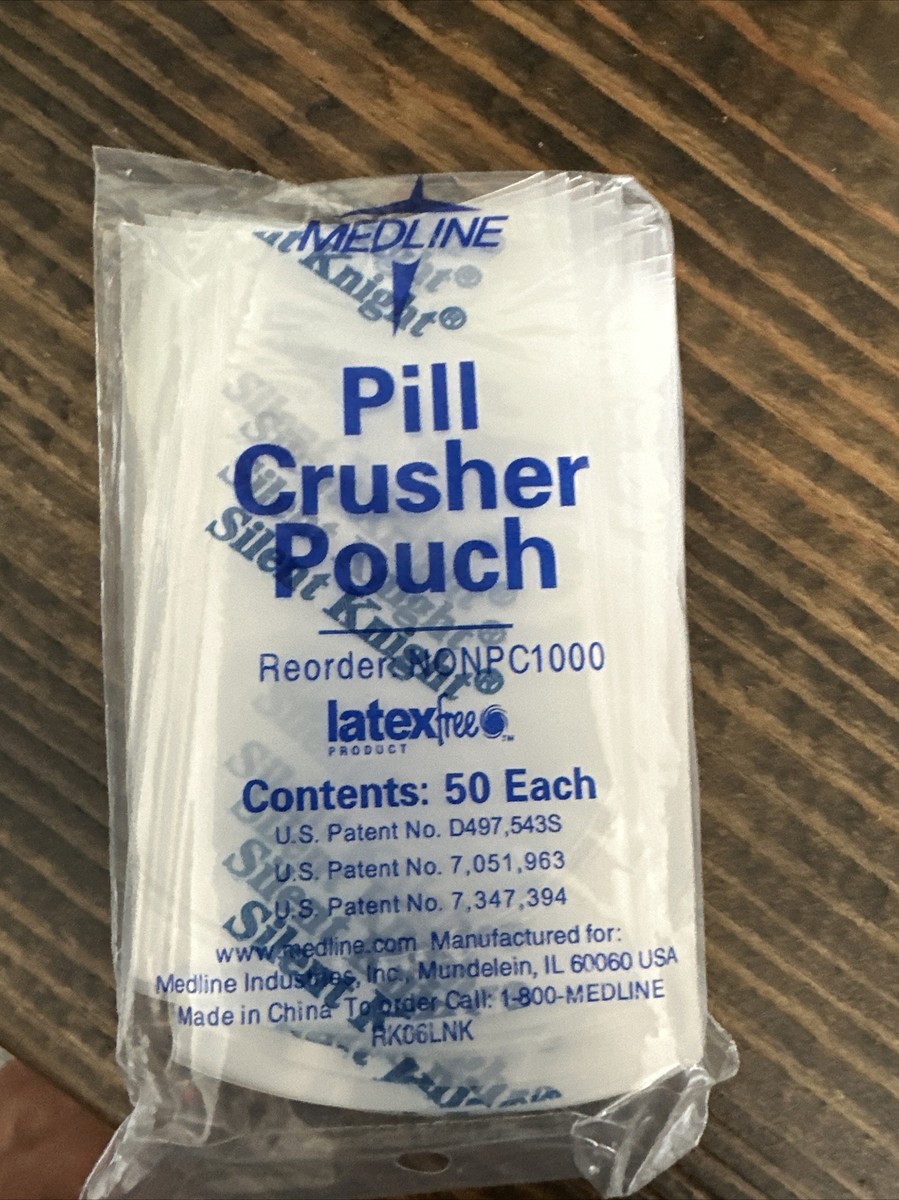 Nonpc1000 Silent Knight Pill Crusher Pouches By Medline