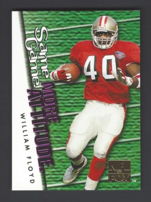 1995 Skybox Impact Same Game More Attitude William Floyd Card #F10 | eBay
