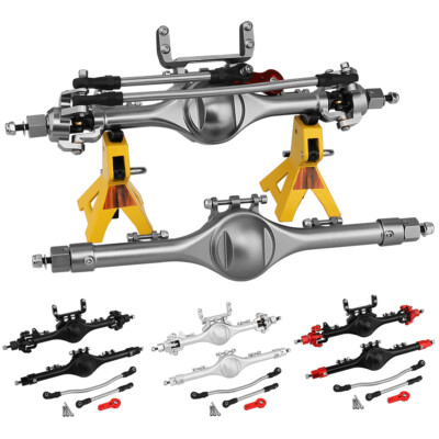 Aluminum Alloy Front Rear Straight Axles for 1/10 RC Axial SCX10 II ...