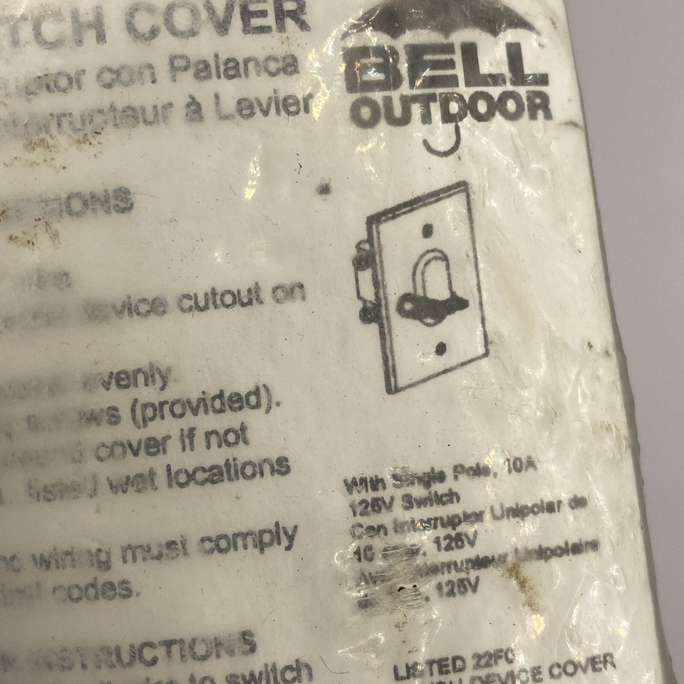 Bell 5121-0 White Single Gang Vertical Mount Outdoor Switch Cover ...