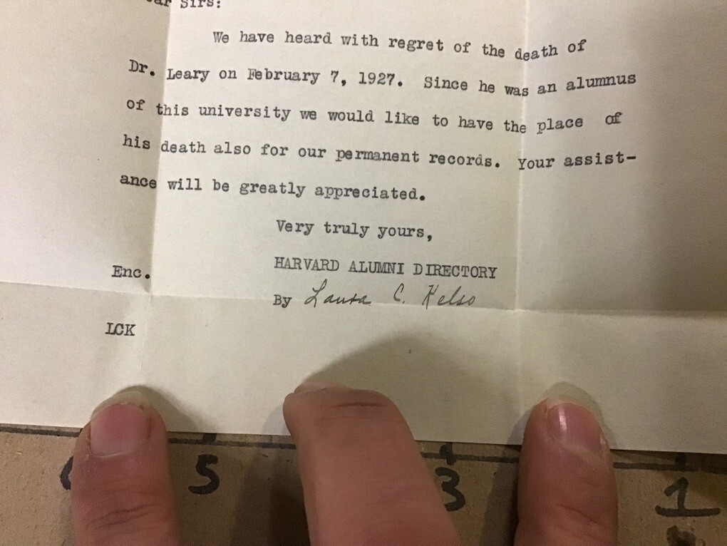 Harvard Acceptance Letter Envelope