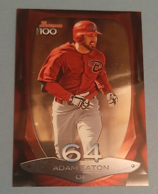 Adam Eaton 2013 Bowman Top 100 Prospects #BTP-64 Rookie RC Arizona ...
