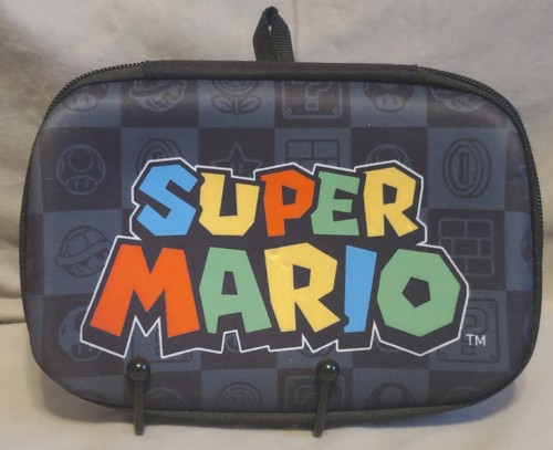 Nintendo Super Mario DS Carrying Case, Hard Shell, Double Zippers ...