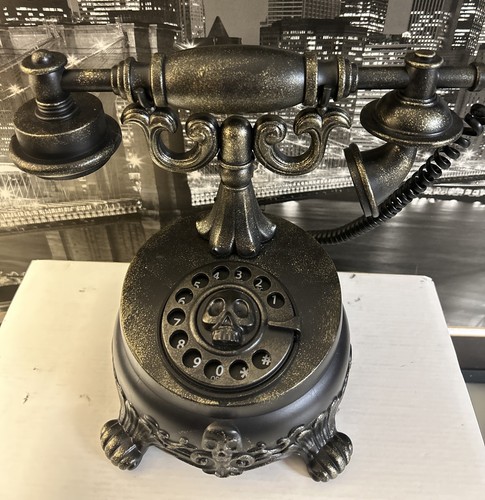 Interactive Spooky Victorian Telephone Halloween Decorative Prop - Hyde ...