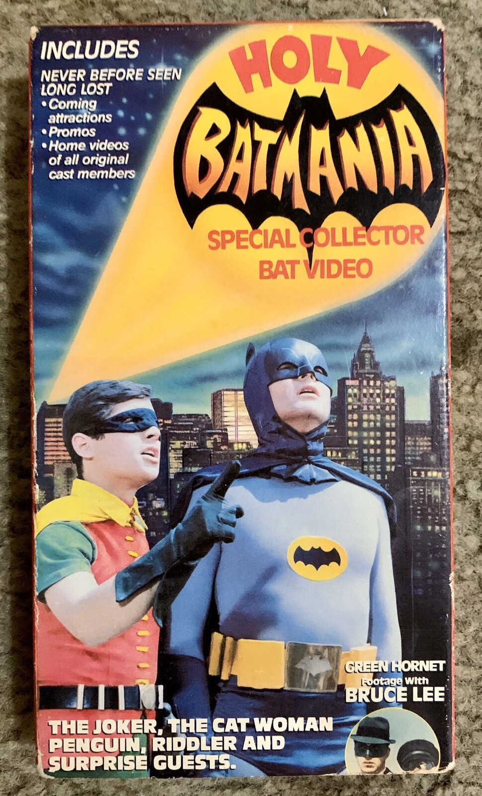 BATMAN HOLY BATMANIA-BATMAN 1943 SERIALS-BATMAN 1989 MOVIE (VHS TAPES ...