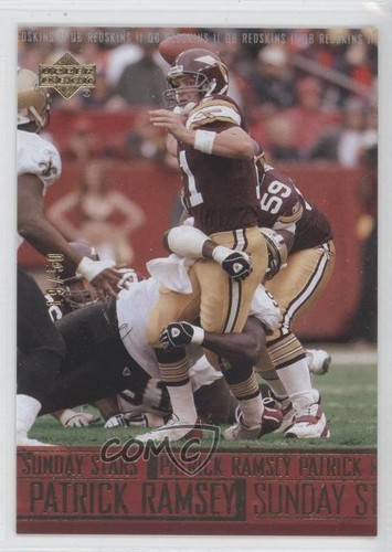 2003 Upper Deck Sunday Stars Gold /50 Patrick Ramsey #207 | eBay