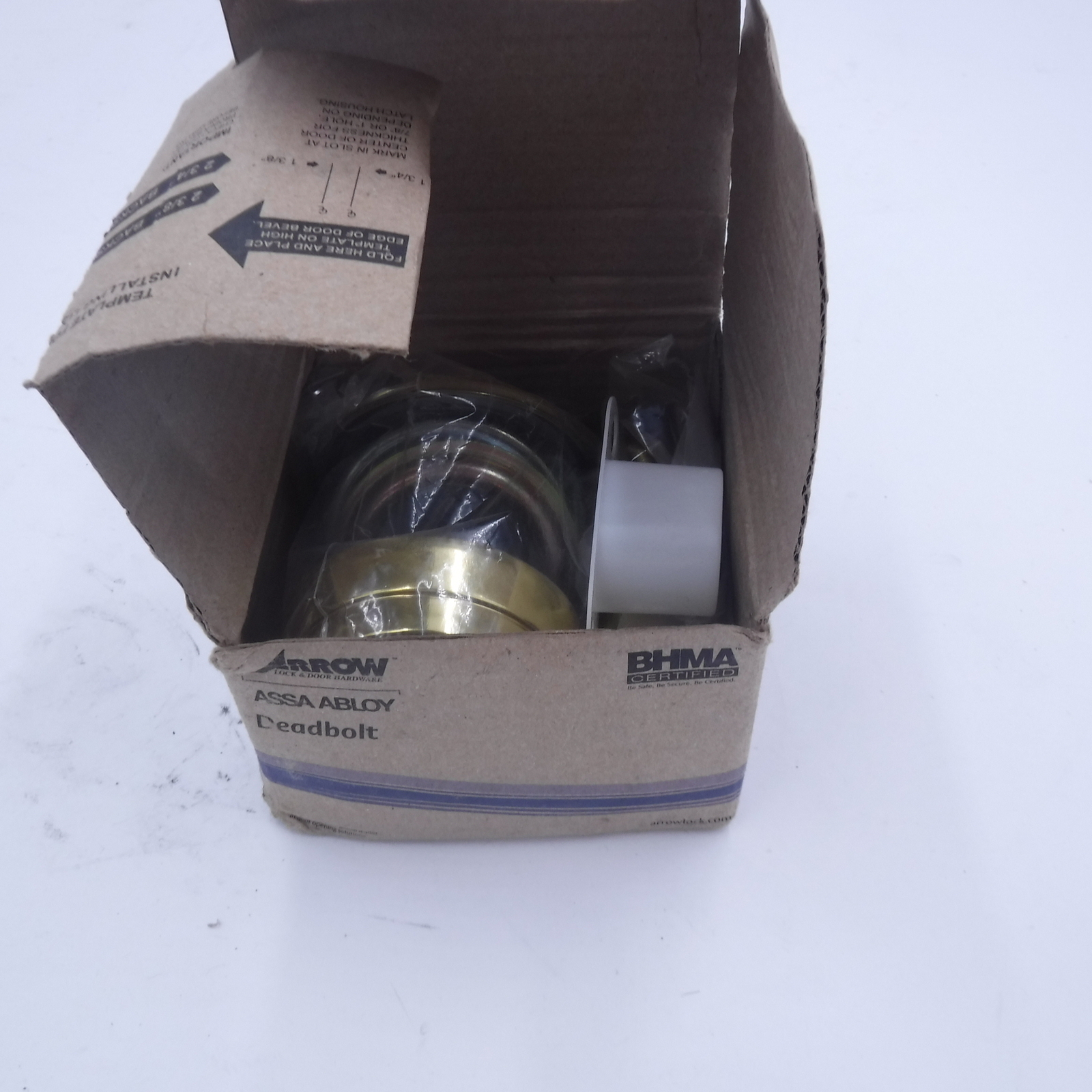 Arrow ASSA ABLOY Deadbolt Thumbturn Commercial E6103 395 Strike 144 ...