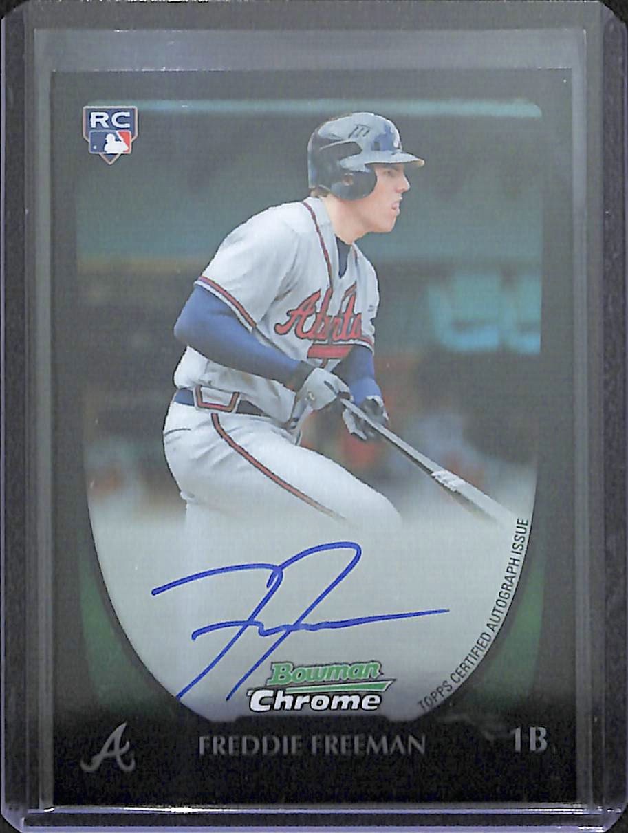 2011 Bowman Chrome Rookie Autograph #205 Freddie Freeman | eBay