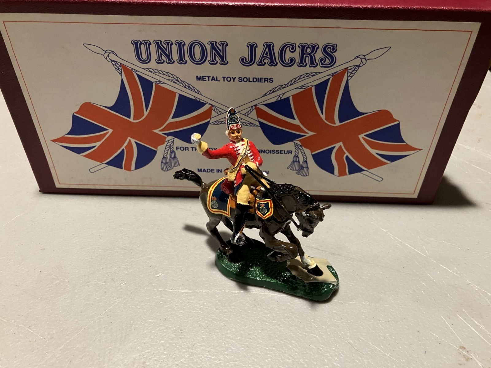 Union Jacks Metal Toy Soldiers Glossy 54mm British Mounted Grenadier #1 ...