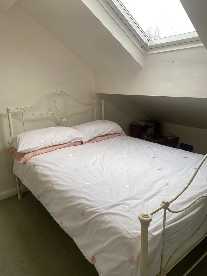 Laura Ashley Ivory Double Bed Frame Very Good Condition. | eBay UK