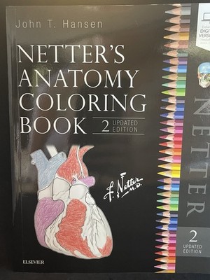 Netter's Anatomy Coloring Book by John T. Hansen (2018, Paperback ...