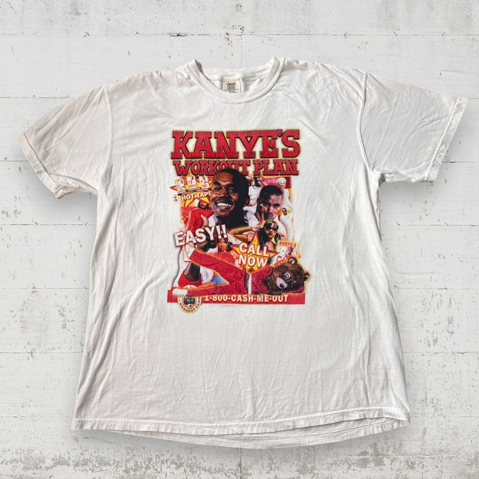 Kanye West Workout Plan Shirt Vintage Style College D… - Gem