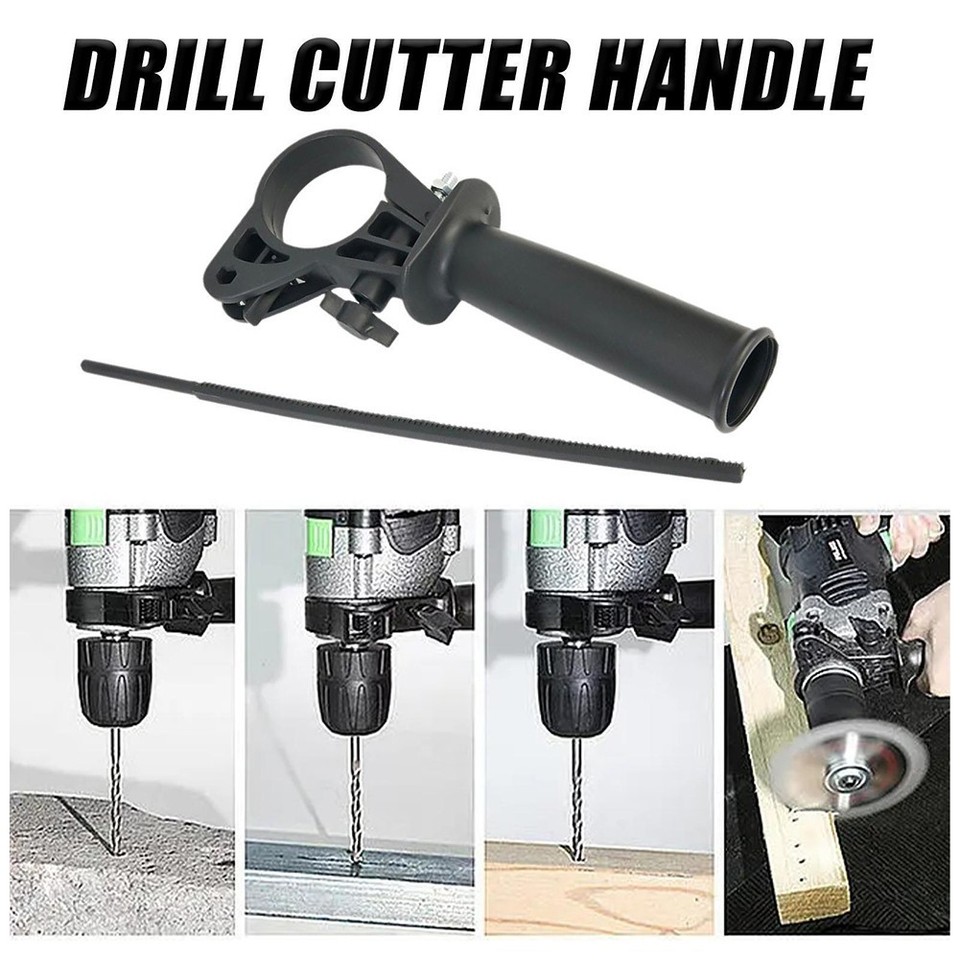 Factory Workshop Drill Handle Power Tool Fittings Accessories Black ...
