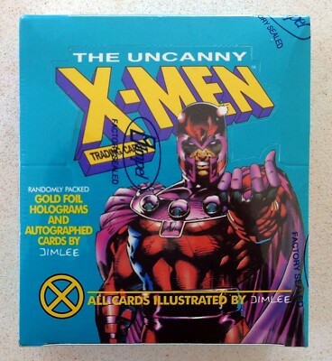 JIM LEE - UNCANNY X-MEN Trading Cards Box MARVEL IMPEL, 1992 [FACTORY ...