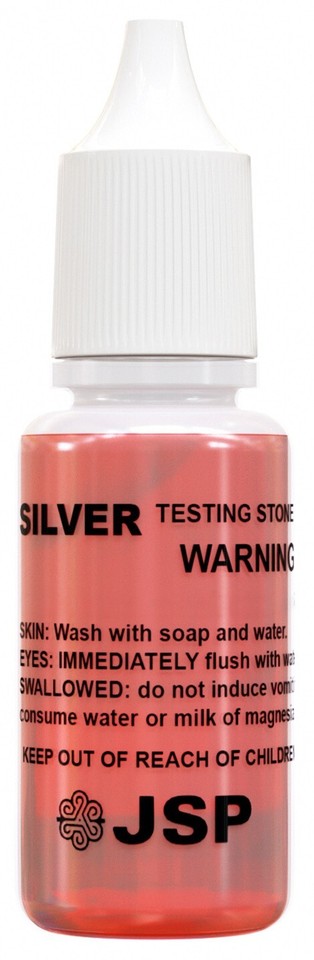 JSP Silver Test Kit Jewelry Precious Metals Scrap Testing 999 Sterling ...