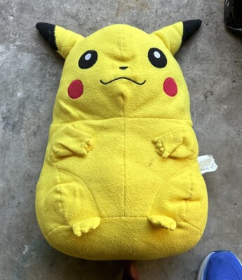 Vintage 1999 Large Pokemon Pikachu Cuddle Pillow by Nintendo Plush 24 ...