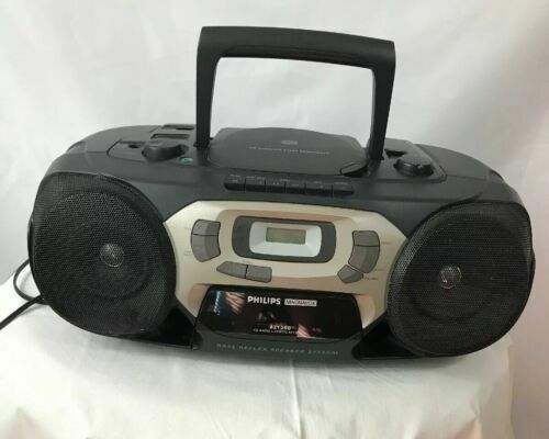 Philips Magnavox Az1200 CD Player Am/fm Radio Cassette Tape Recorder ...