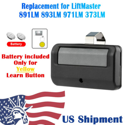 950ESTD 891LM Remote for Yellow Learn Button of Liftmaster Garage Door ...