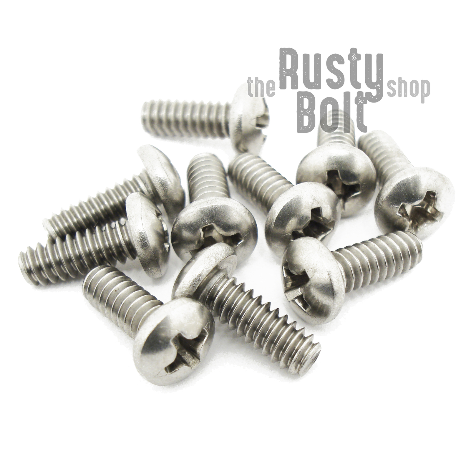 #6-32 x 3/8", Phillips Pan Head Screws, A2 304 18-8, Stainless Steel | eBay