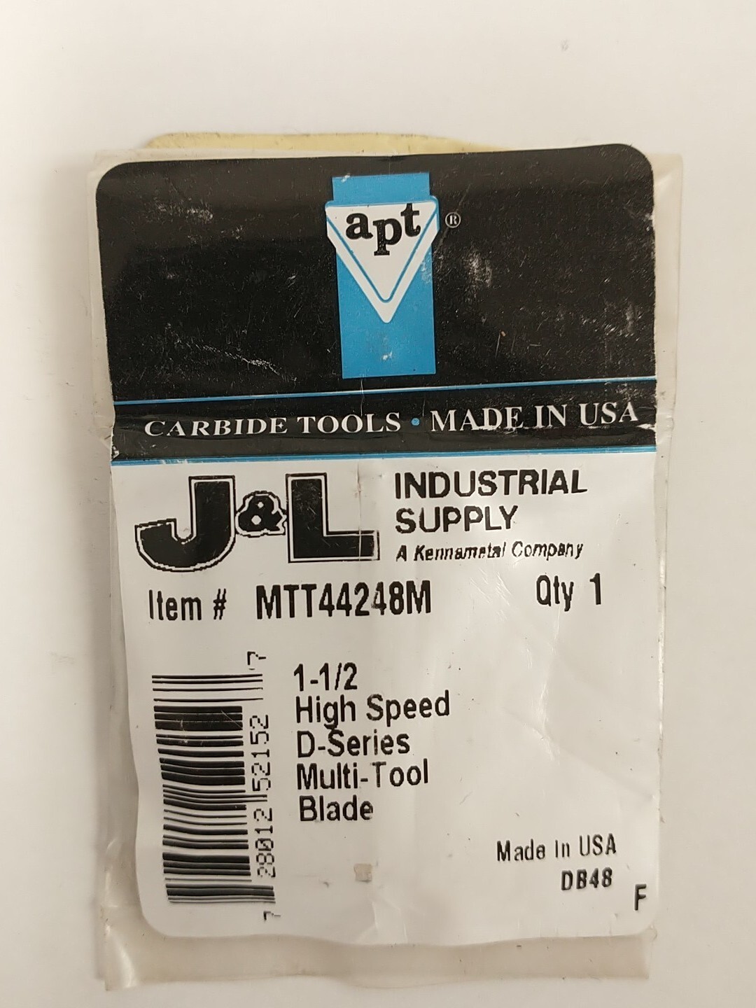 APT DB48 1-1/2" Multi Tool Blade 3/16" Thick HSS Made In USA 🇺🇸 | eBay