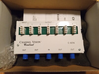 New Channel Vision C-0216 1×6 Phone / 1×4 Coax basic service Splitter ...