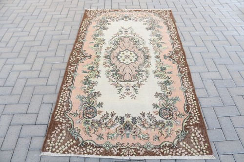 Vintage Rugs, 3.9x6.8 ft Area Rug, Cool Rugs, Turkish Rugs, Moroccan ...