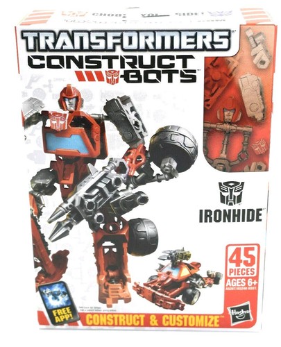 Hasbro Transformers Construct-Bots Ironhide Scout Class 45-Pc Set 6+ Customize A 653569878261| eBay