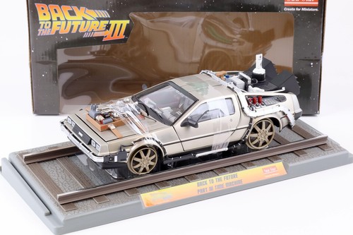 1:18 Sun Star 1987 Delorean DMC-12 Time Machine Back to the Future 3 ...